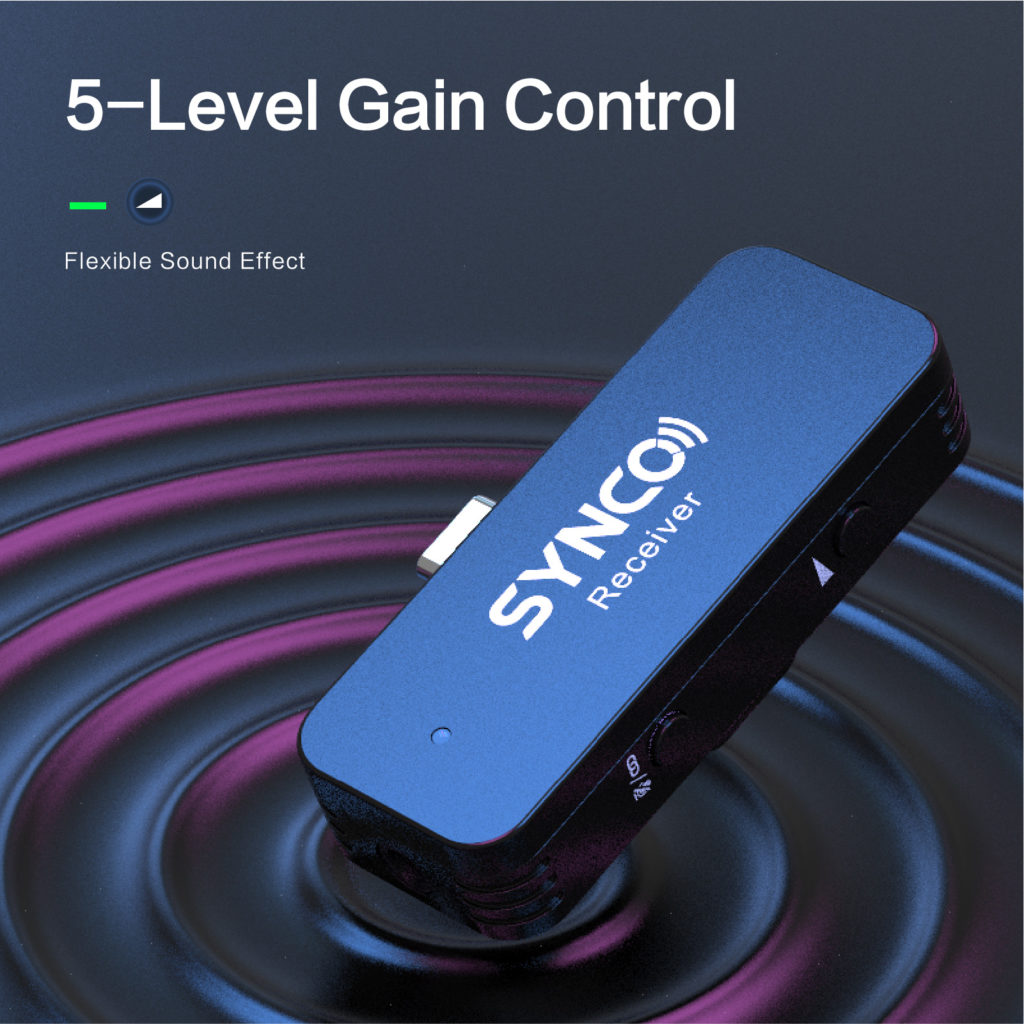 Synco G1T Wireless Microphone with USB Type-C Connector for Android Phones (2.4 GHz) - Airytek