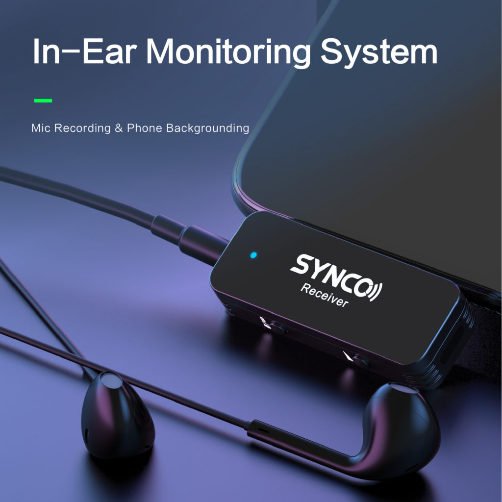 Synco G1T Wireless Microphone with USB Type-C Connector for Android Phones (2.4 GHz) - Airytek